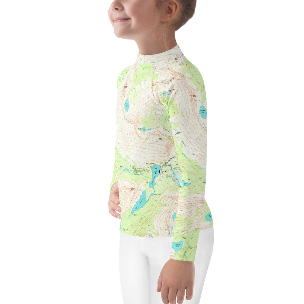 Many Glacier Kids Rash Guard – True Earth Wear